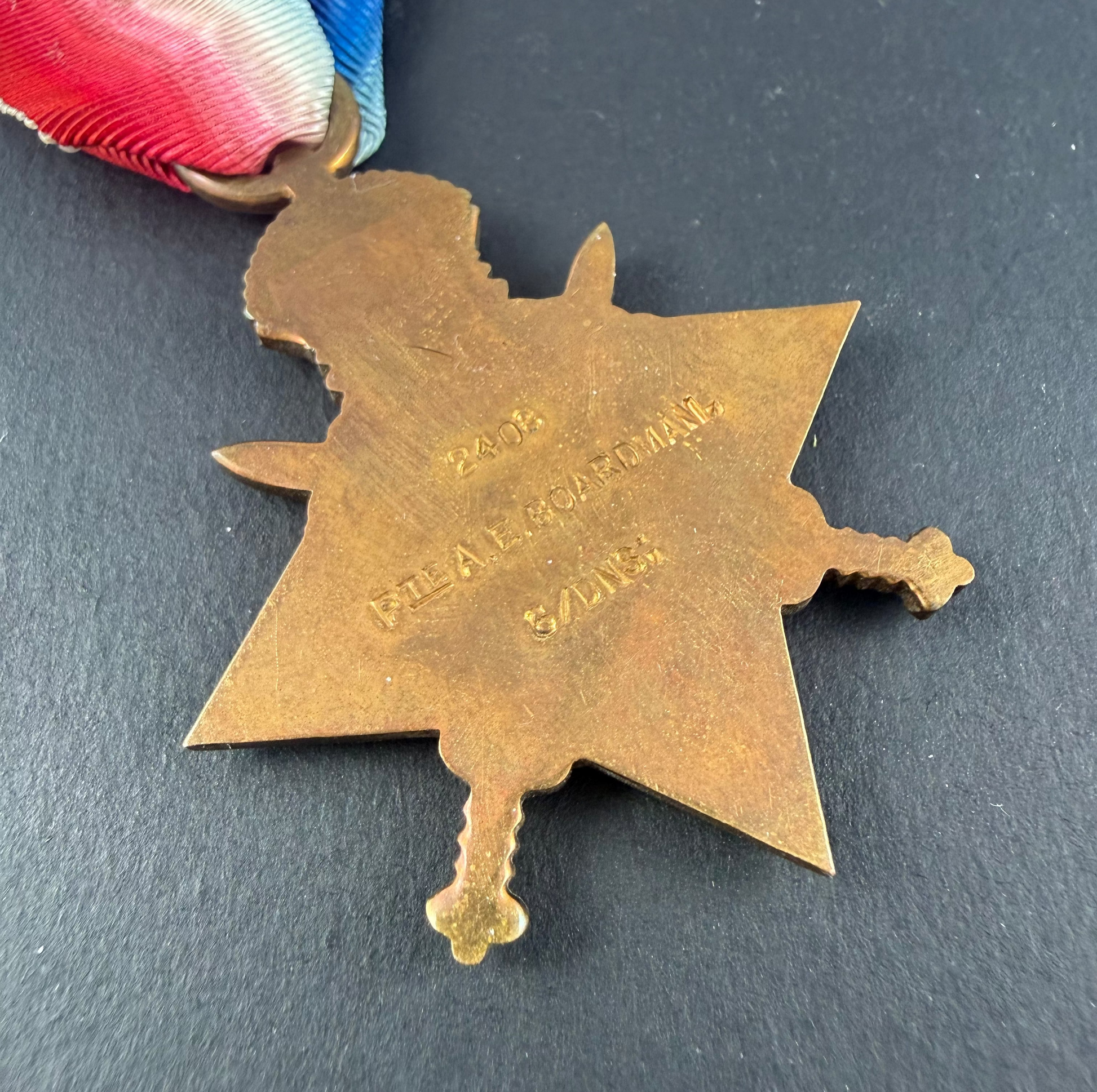 British - WWI - 1914 Star Medal Trio to 6th (Inniskilling) Dragoons ...